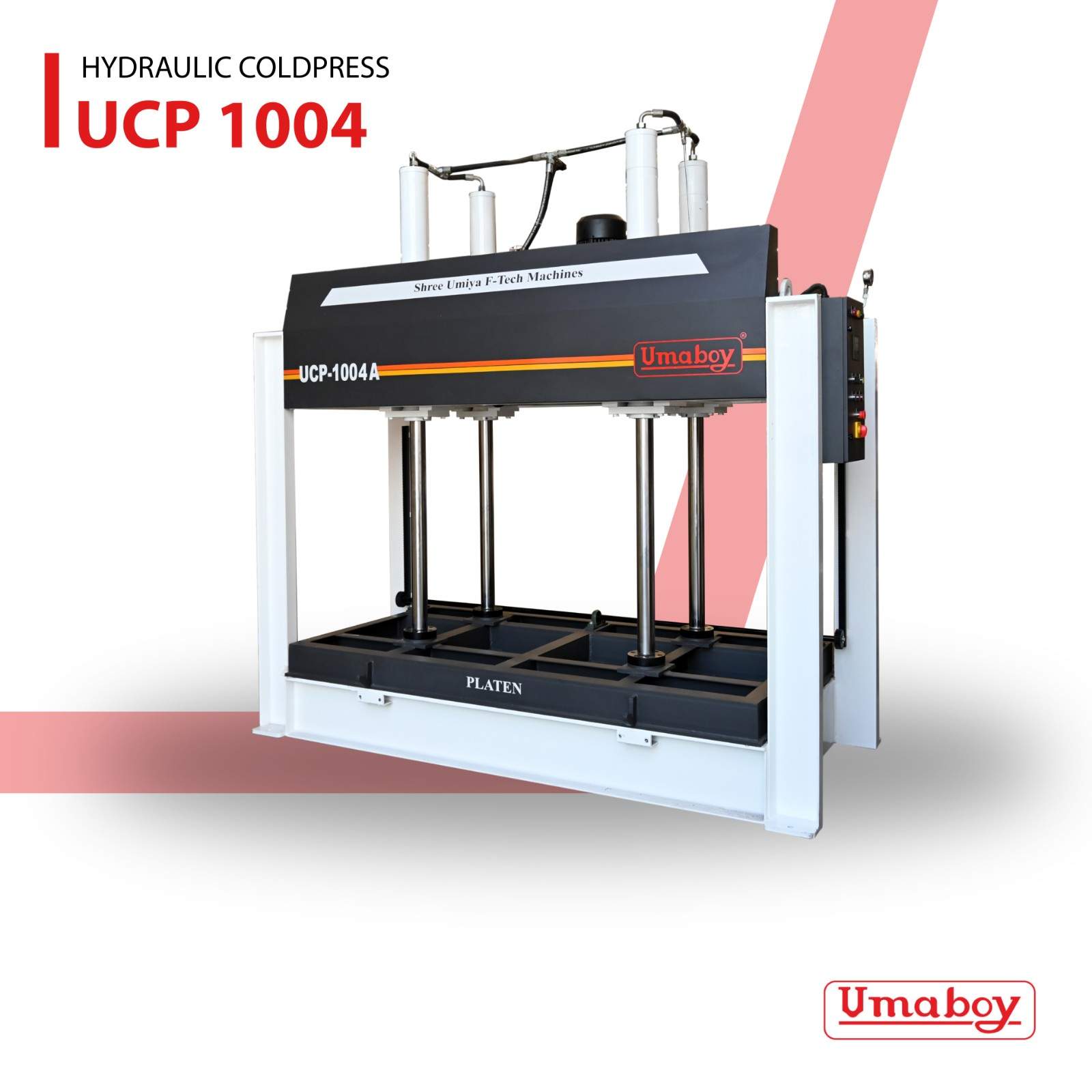 Hydraulic Cold Press Machine UCP 1004 – 4 Cylinder | Umaboy